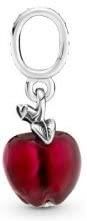PANDORA WISIOREK ZE SZKŁA MURANO CZERWONE JABŁKO W KOLORZE SREBRA WYSOKIEJ PRÓBY Z CYRKONIĄ Z ...