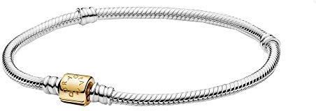 PANDORA MOMENTS 599347C00-16 BRANSOLETKA Z ZAPIĘCIEM CYLINDRYCZNYM ...