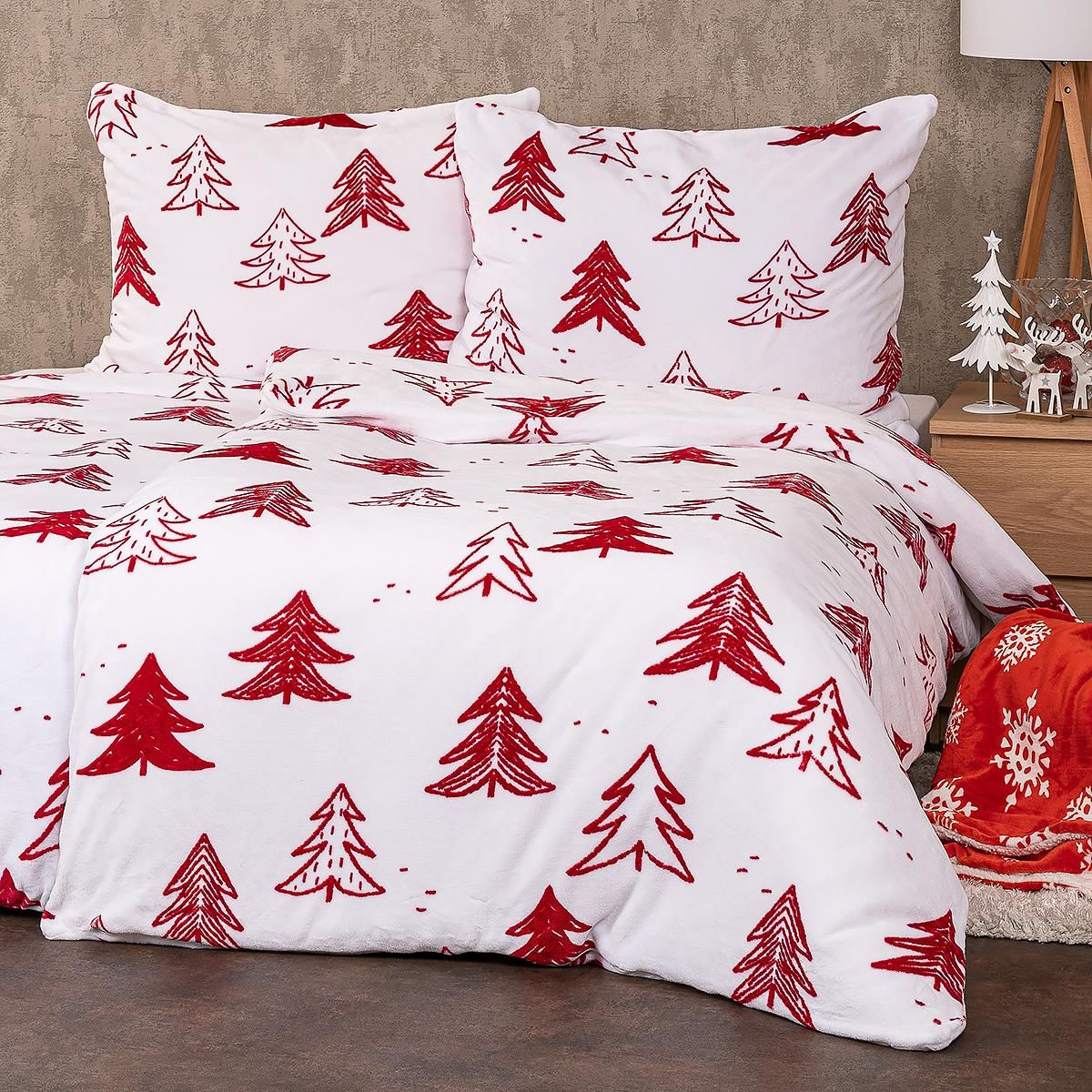 4Home Pościel Trees Mikroflanela 140X220Cm 70X90Cm 235996 - Opinie i ...