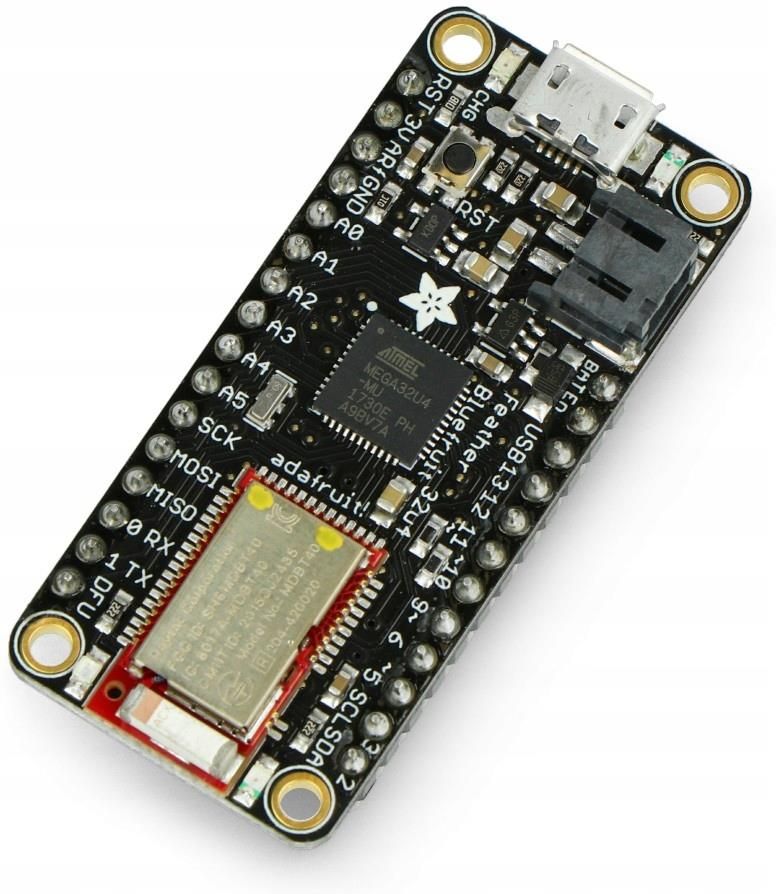Mikrokontroler ADAFRUIT FEATHER 32U4 BLUEFRUIT LE - ZGODNY Z ARDUINO ...