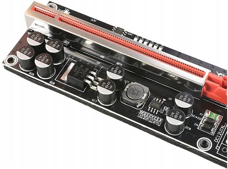 INNY RISER USB3.0 PCI-E 6PIN 010S+ PLUS 8 KONDENSATORÓW (4275) (4275 ...