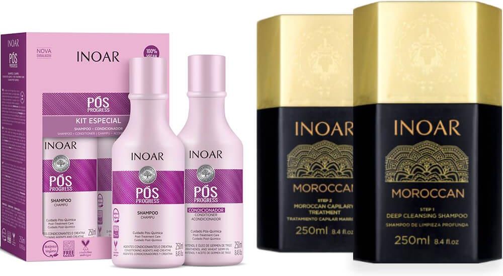 Inoar Moroccan Pos Progress Duo Zestaw Do Keratynowego Prostowania ...