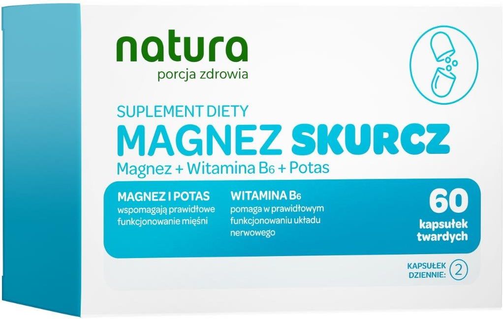 Natura Porcja Zdrowia Magnez Skurcz 60Szt. - Opinie i ceny na Ceneo.pl