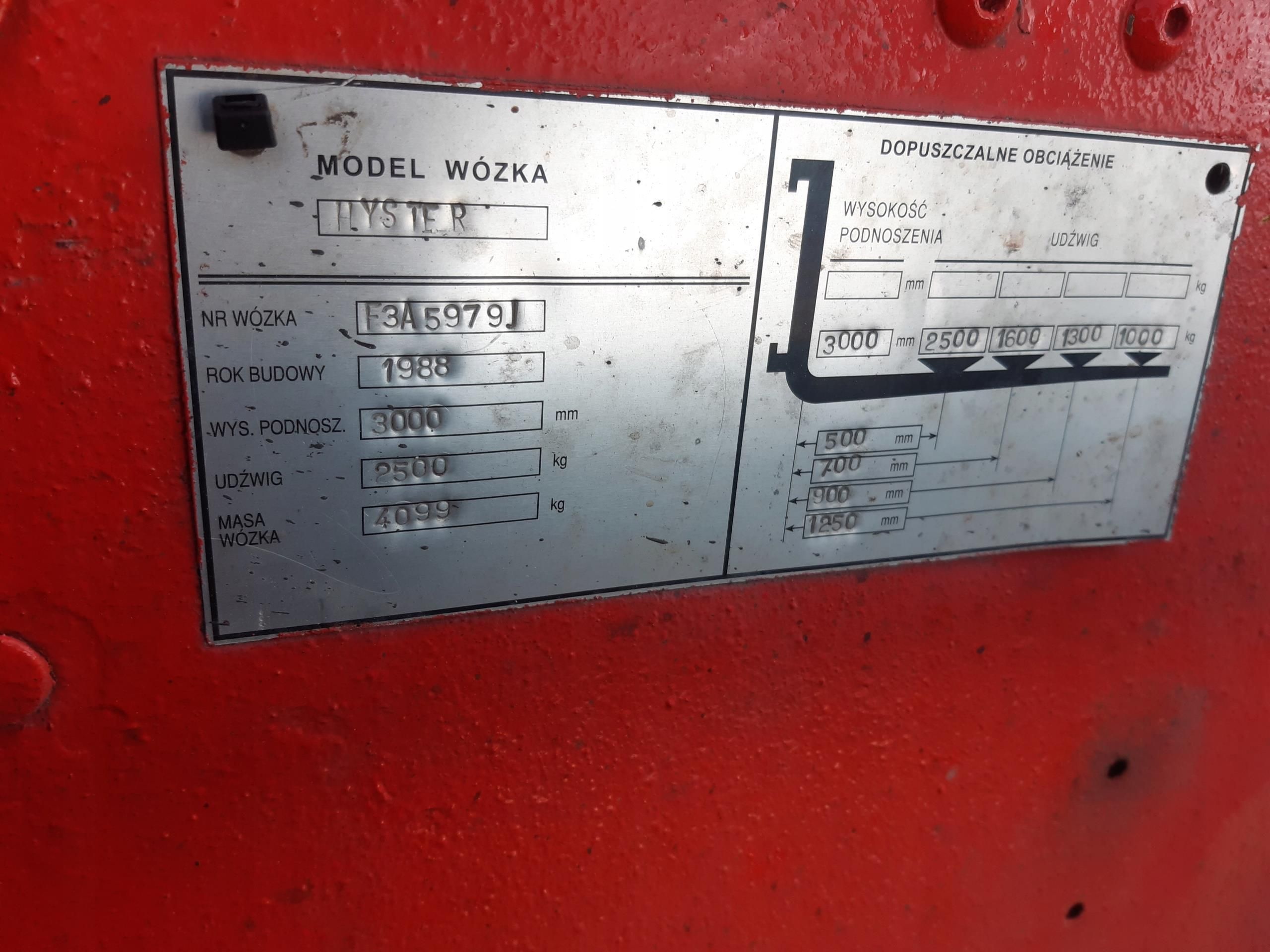 WÓZEK WIDŁOWY HYSTER DIESEL PERKINS - Opinie i ceny na Ceneo.pl