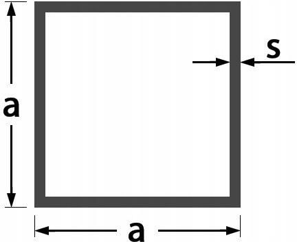 Materiały konstrukcyjne Metal-E Profil Aluminiowy 15x15x2mm 50cm ...