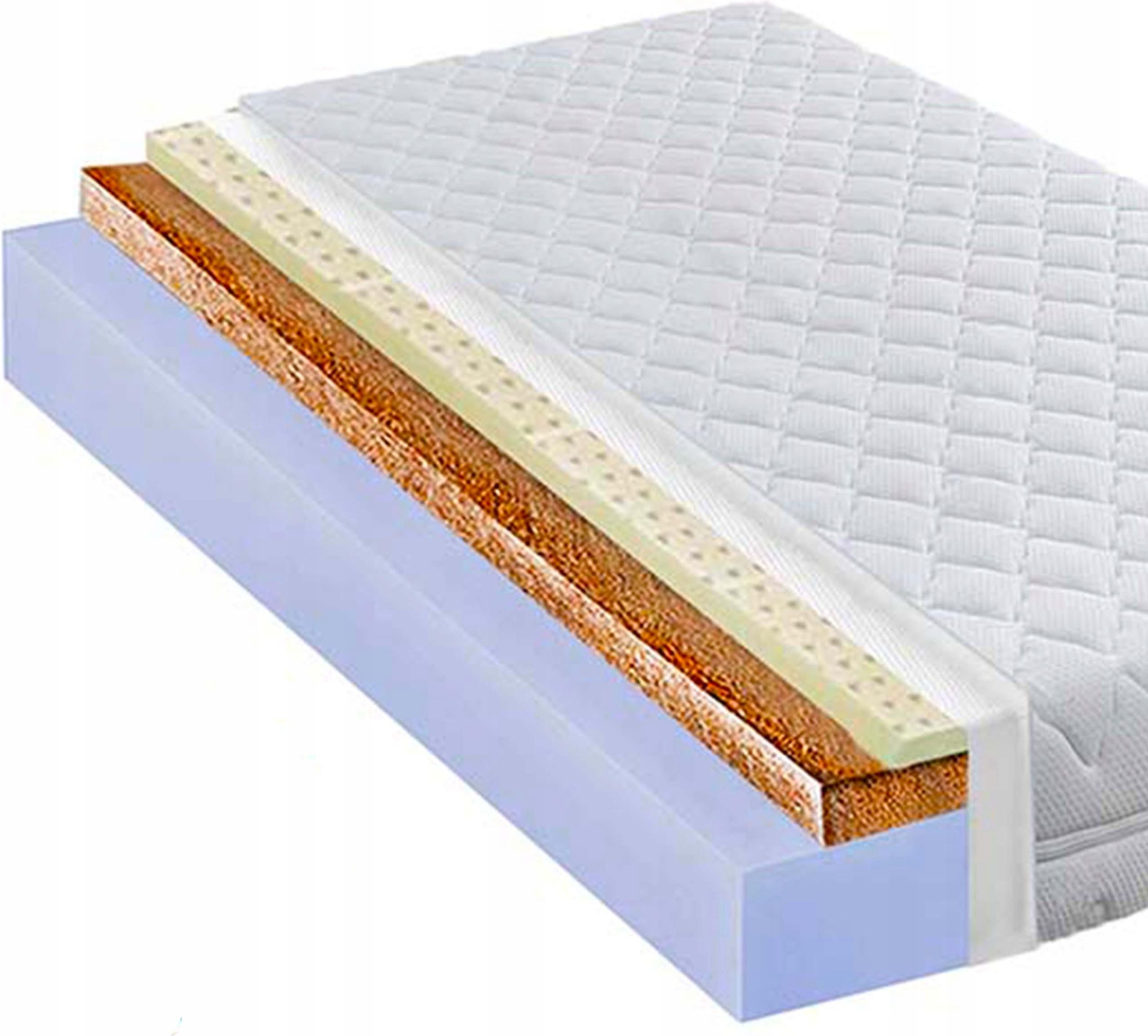 Materac Materace Z Gór Materac 160X200 Lateks Z Kokosem Hipoalergiczny ...