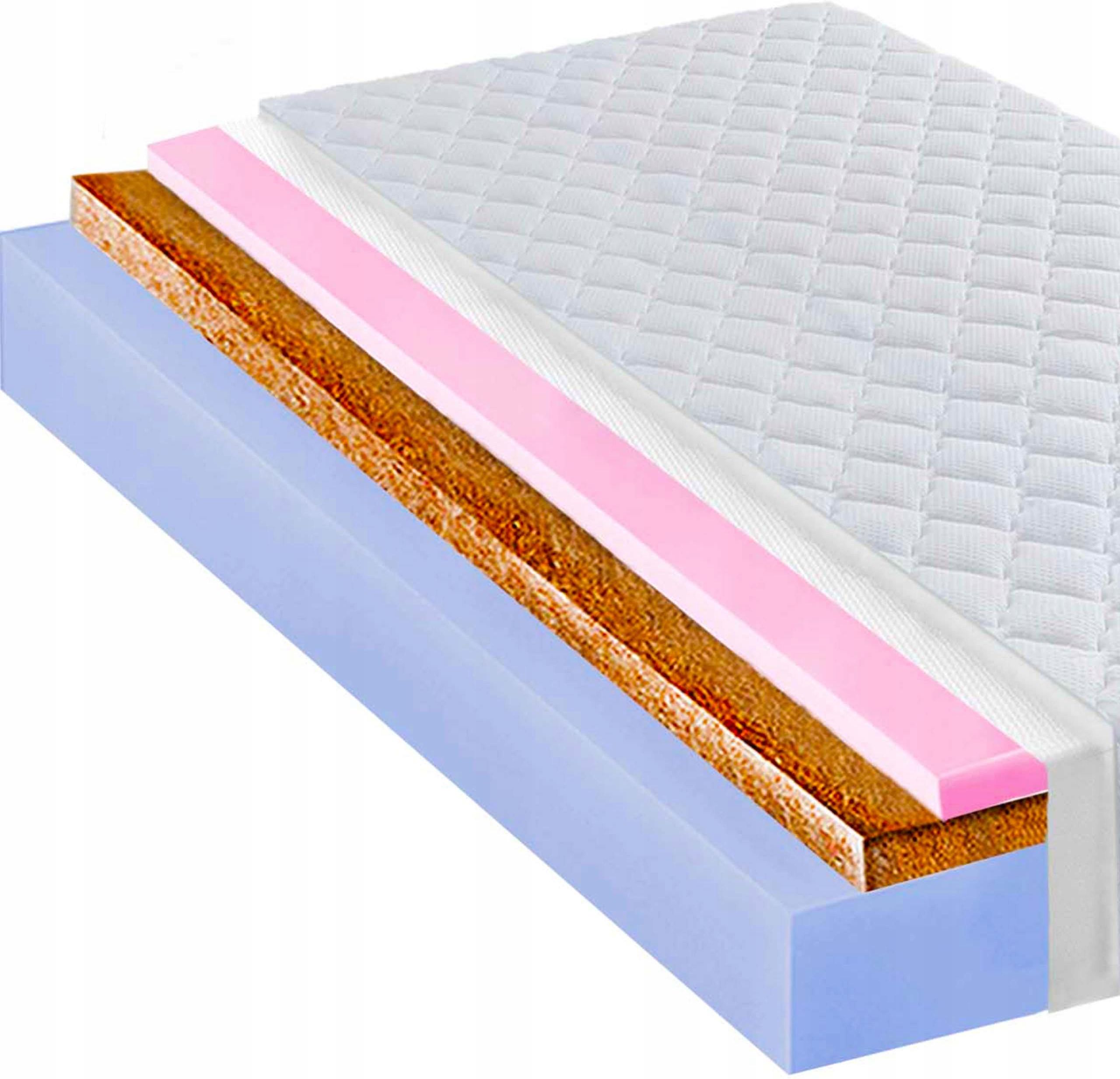 Materac Materace Z Gór Materac 160X200 Z Kokosem Hr Ortopedyczny 20CM ...