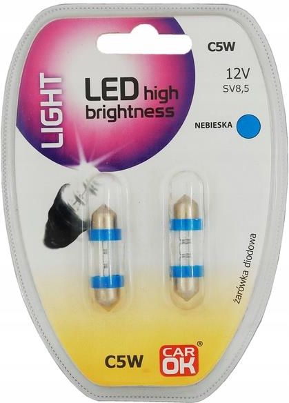 INNY ŻARÓWKA DIOD. C5W 12V (2SZT) NIEBIESKIE C5W - opinie i ceny na ...