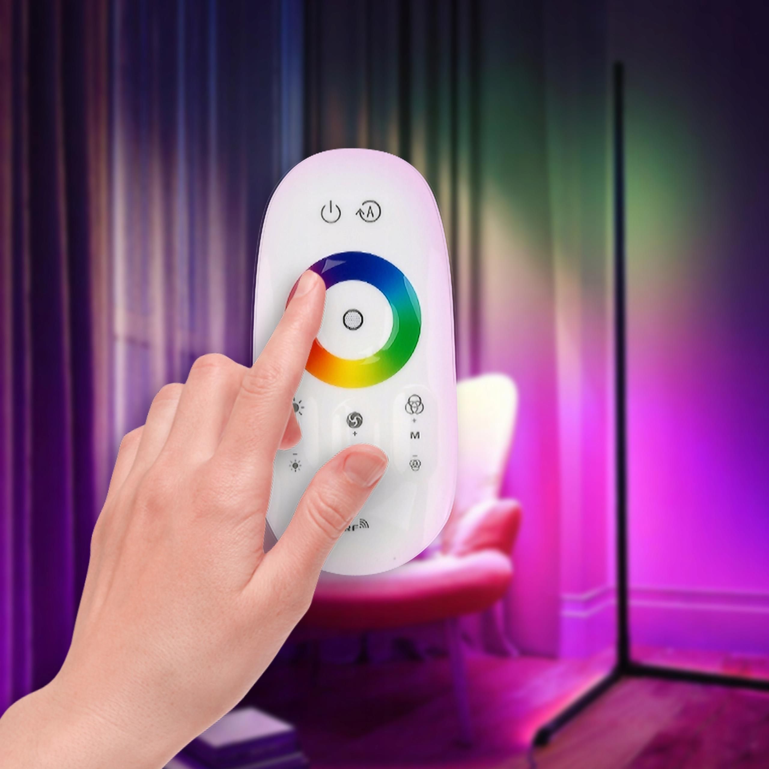 Lampa Masterled Narożna Nowoczesna Lampa Stojąca Rgb Led + Pilot (293 ...