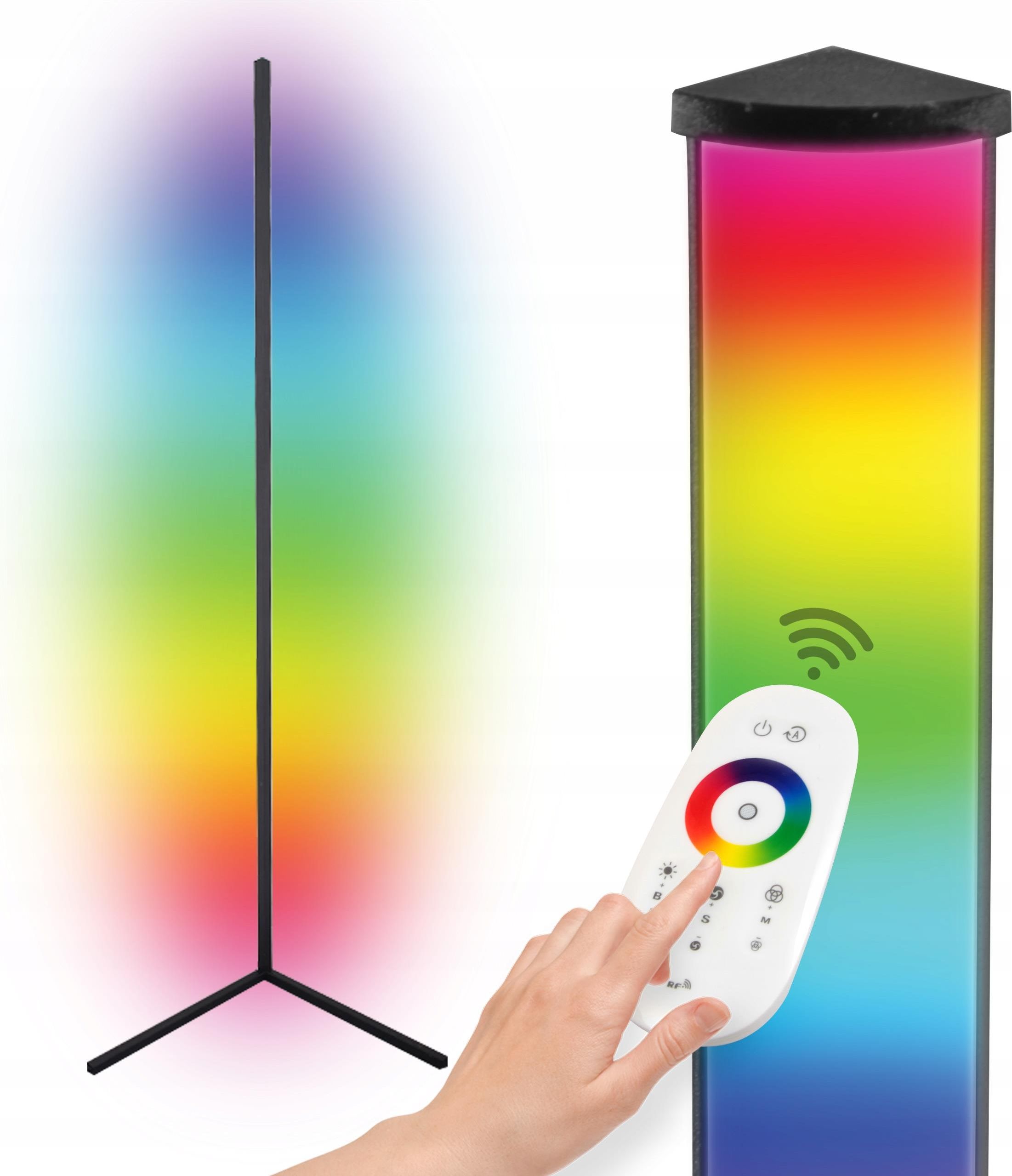 Lampa Masterled Narożna Nowoczesna Lampa Stojąca Rgb Led + Pilot (293 ...
