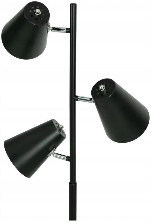 Lampa Zd Trading Lampa Metalowa Podłogowa Czarny Matt Loft Stojąca ...
