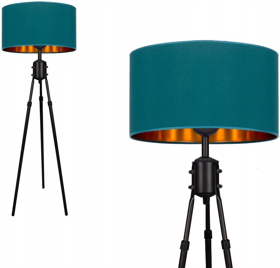 Lampa Tadex Lampa Stojąca Podłogowa Sztaluga Trójnóg Abażur ...