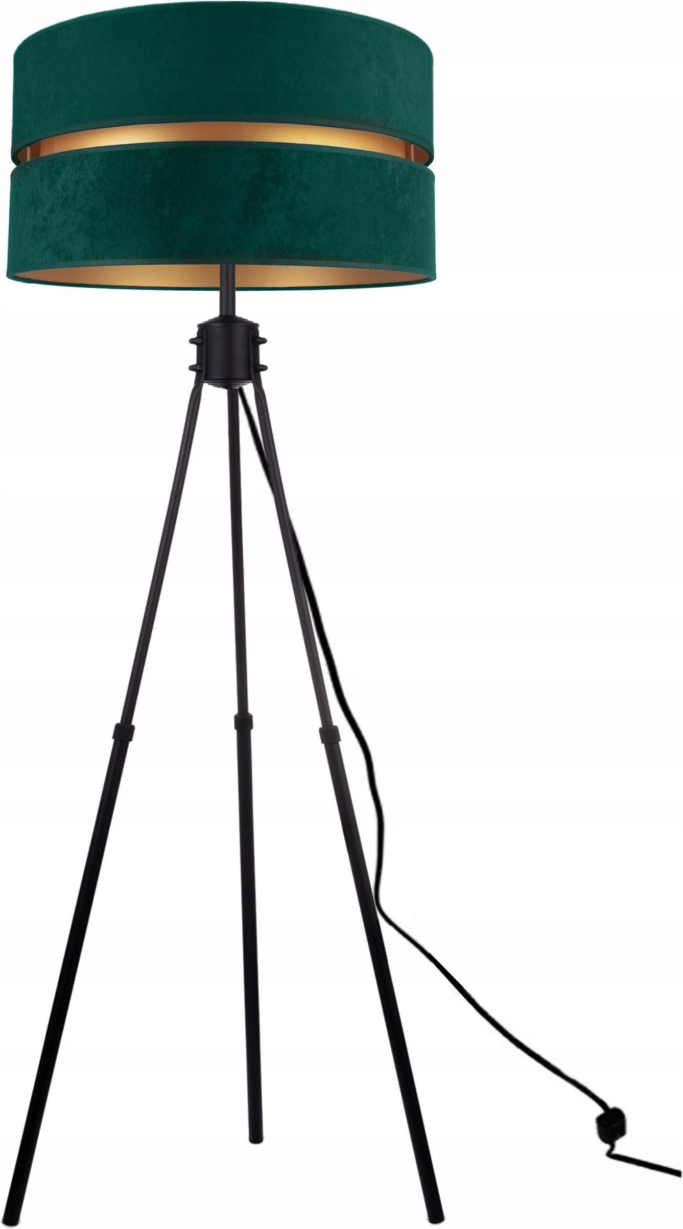 Lampa Tadex Lampa Stojąca Podłogowa Trójnóg Zielono Złoty (Lst14000026 ...