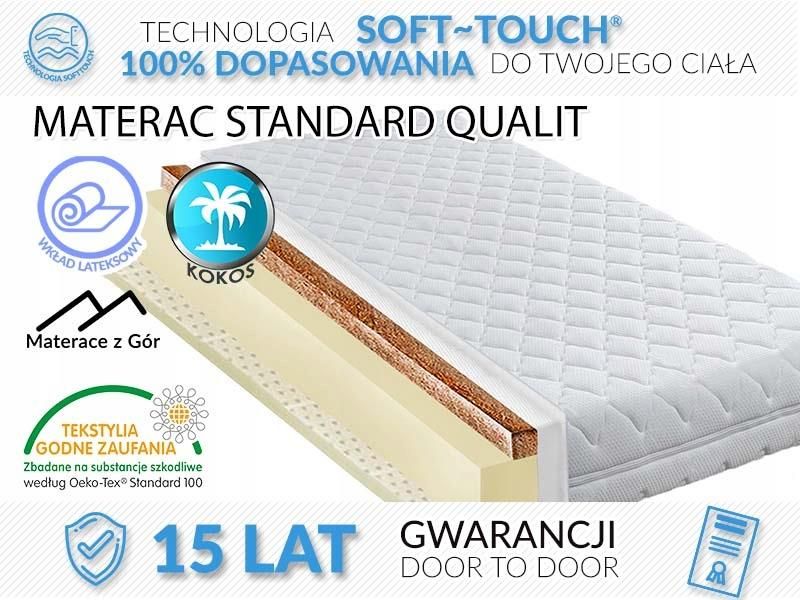 Materac Materace Z Gór 140X200 Materac Lateksowy Z Kokosem Ortopedyczny ...