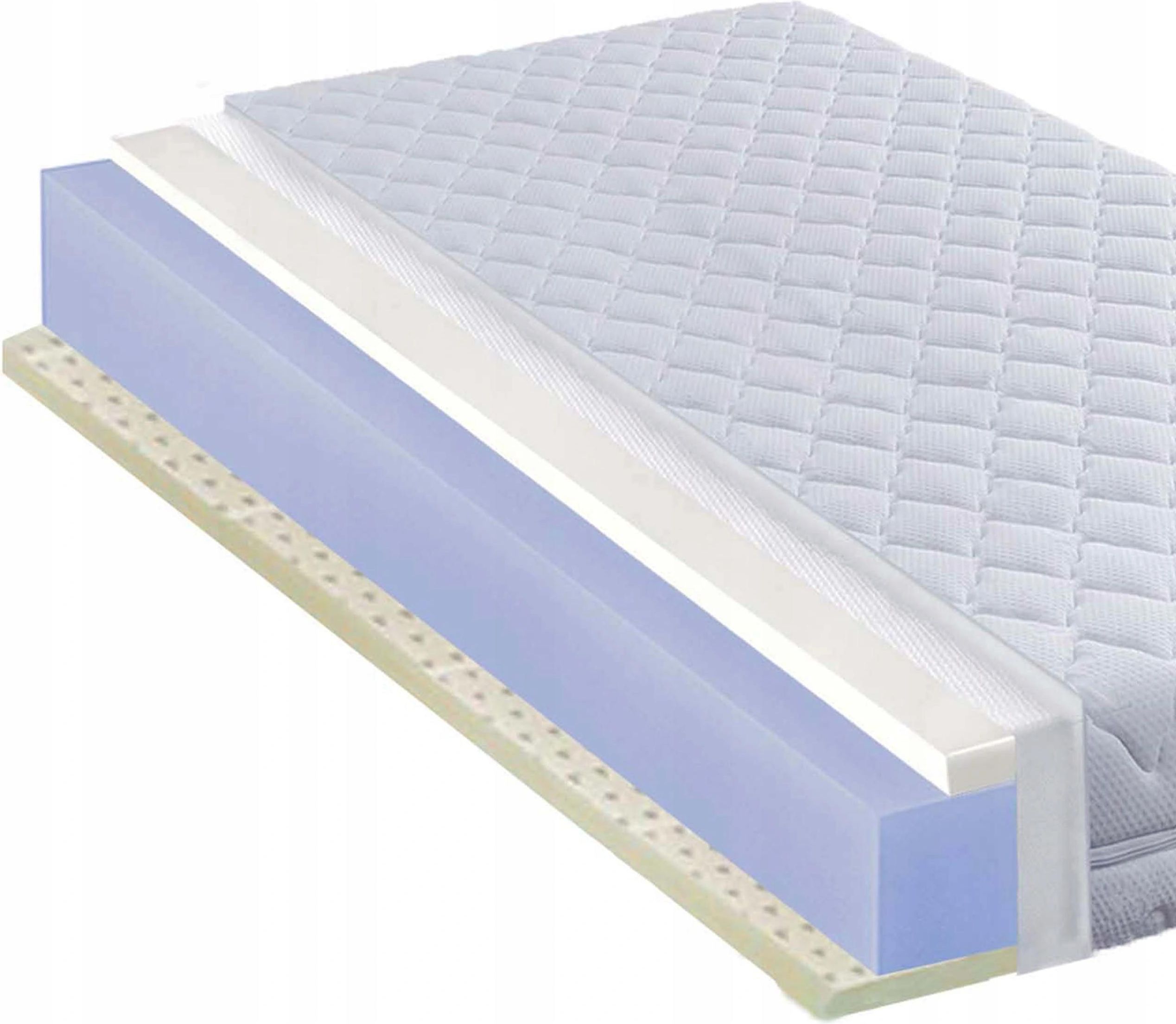 Materac Materace Z Gór Materac 160X200 Visco Z Lateksem Hypoalergiczny ...