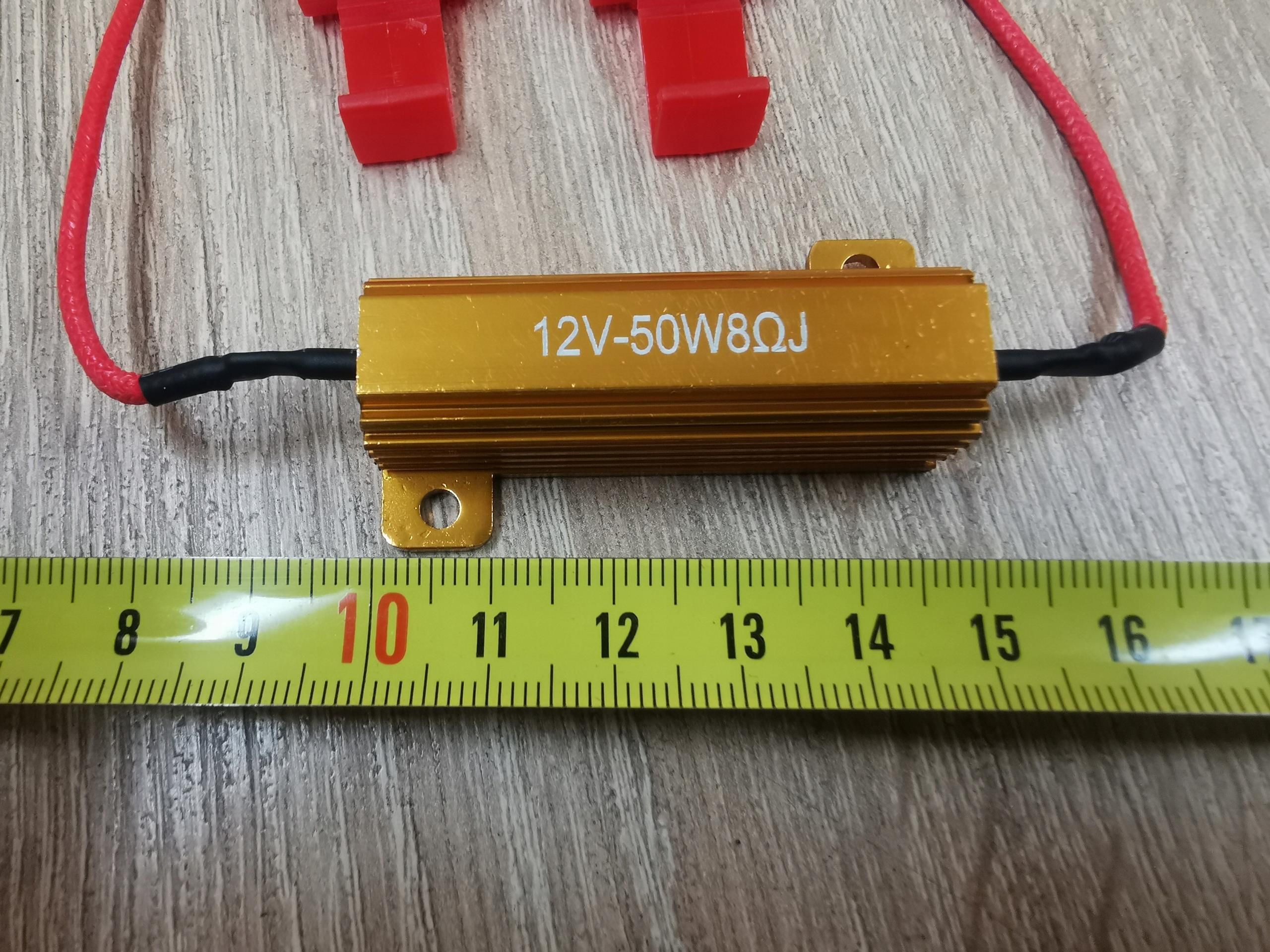 Lampa tylna INNY REZYSTOR OPORNIK KIERUNKOWSKAZU LAMP LED 12V 18W ...