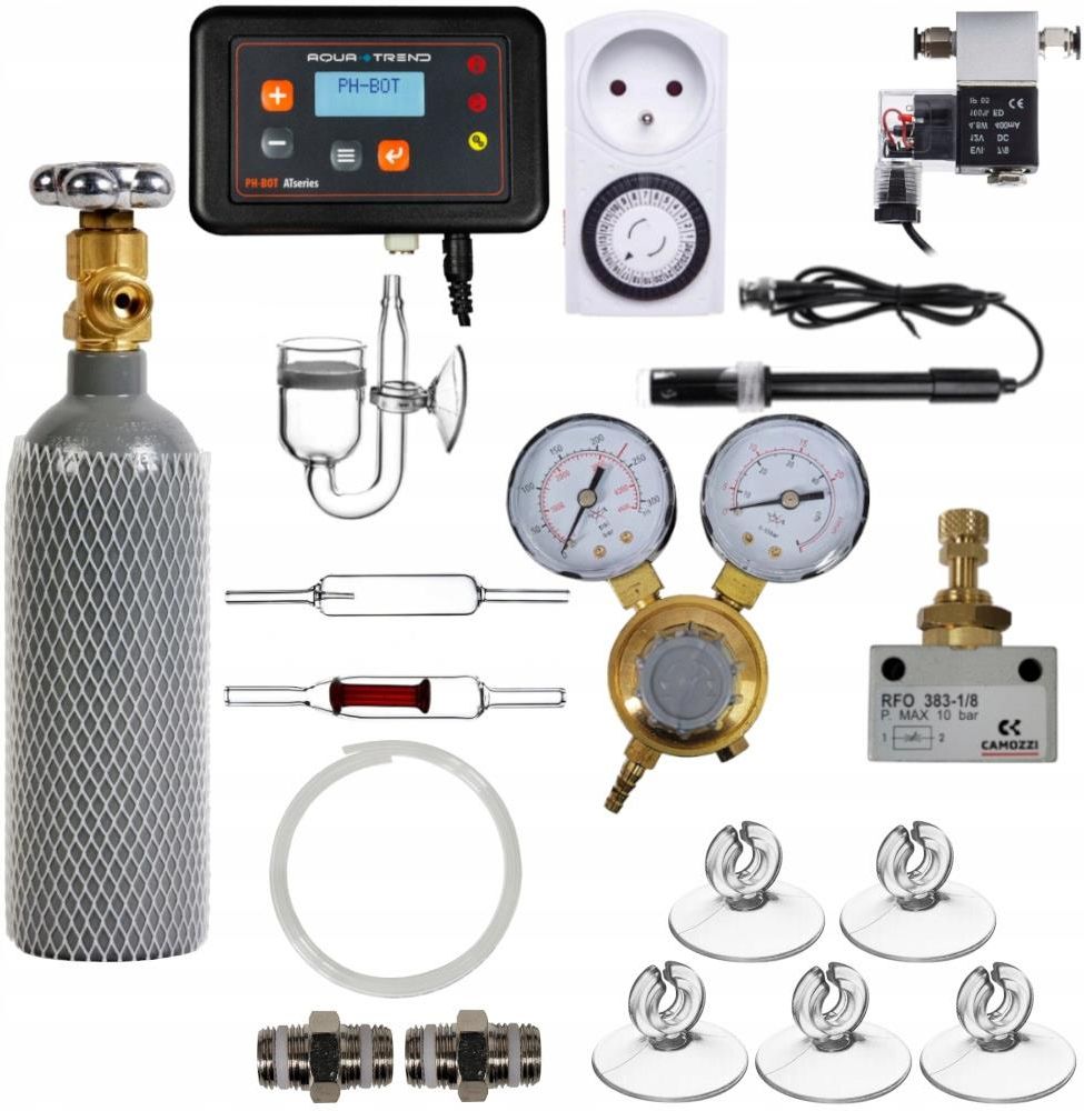 AKWARIUM24 AKWARIUM24 AKWARIUM24 ZESTAW CO2 EXCLUSIVE BUTLA 2,1L ...