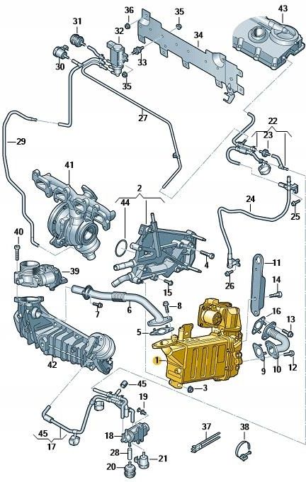 Volkswagen Oe Chłodnica Recyrkulacji Spalin Vw 2.0 Tdi Cr T6 ...