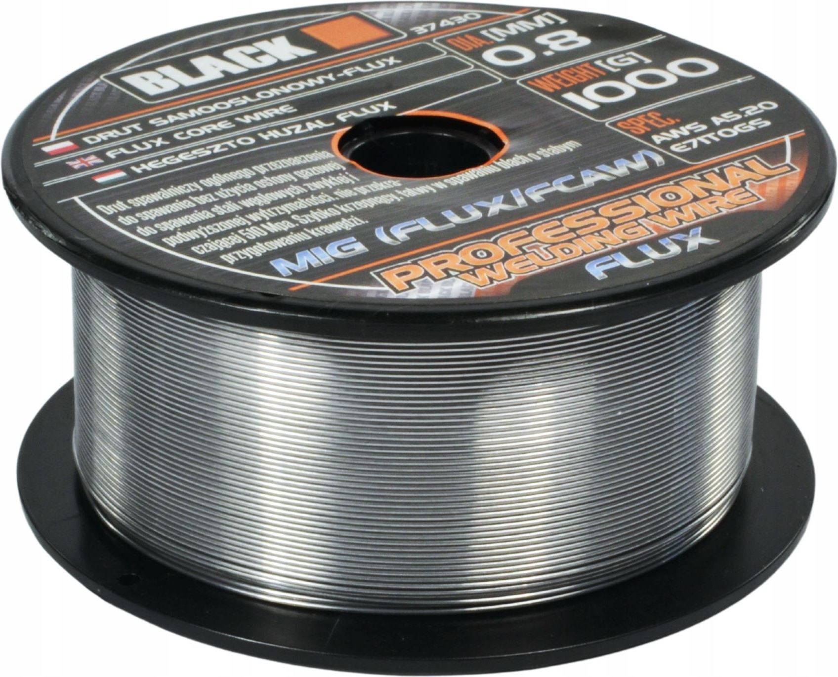 BLACK DRUT SPAWALNICZY SAMOOSŁONOWY 0,8 1000G FLUX 37430 - Opinie i ...
