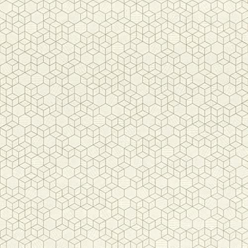 RASCH TAPETY (GRAFICZNE) BIAŁE ZŁOTE 10,05 M X 0,53 M HIGHLANDS 550337 ...