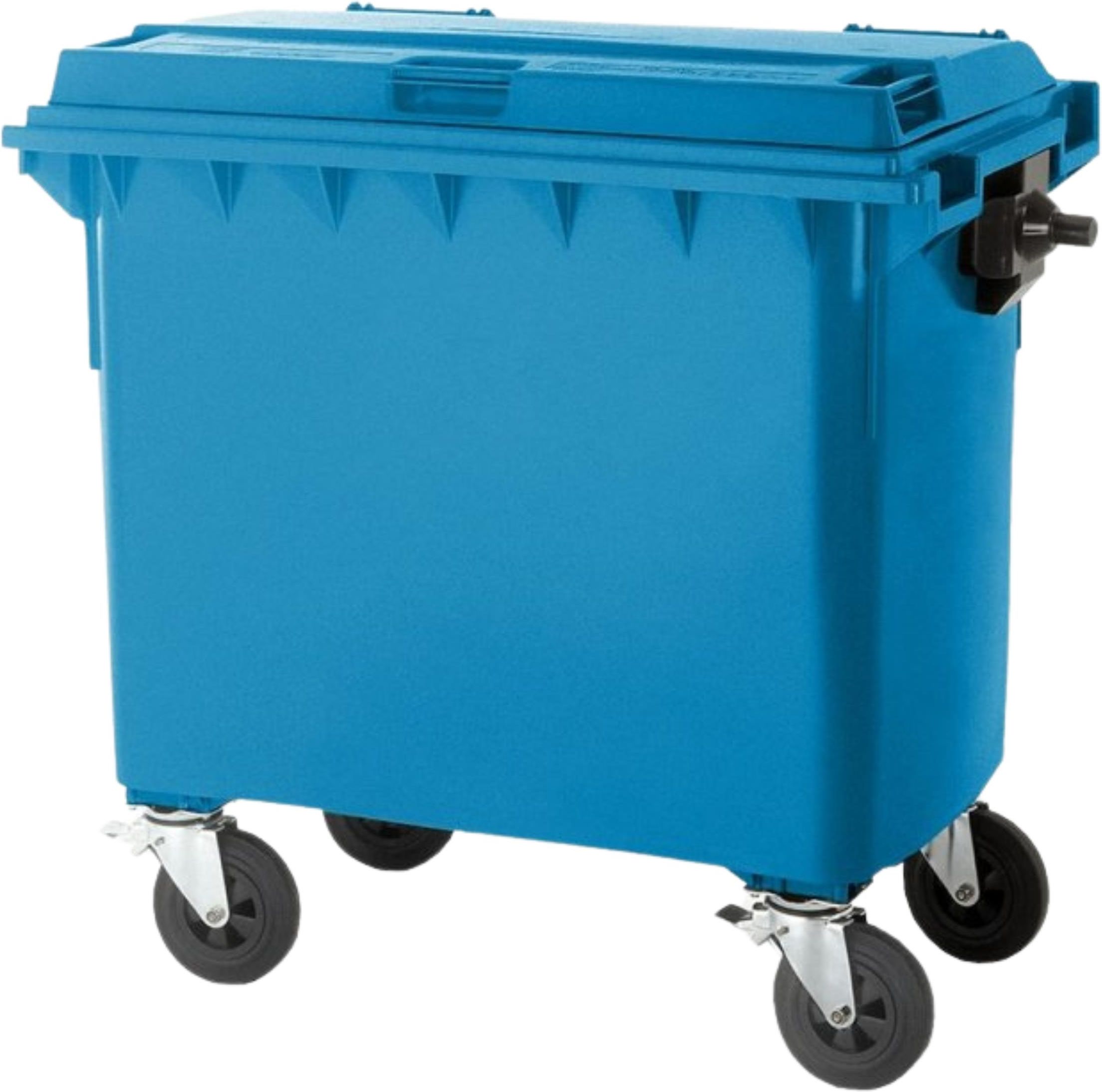 WEBER KONTENER POJEMNIK NA ŚMIECI ODPADY 660L NIEBIESKI WEBER660 - Ceny ...