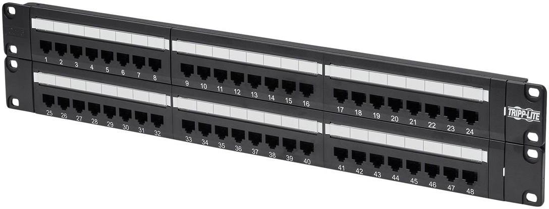 Tripp-Lite 48-Port Cat6 Patch Panel 568B (N252-048) - Opinie i ceny na Ceneo.pl