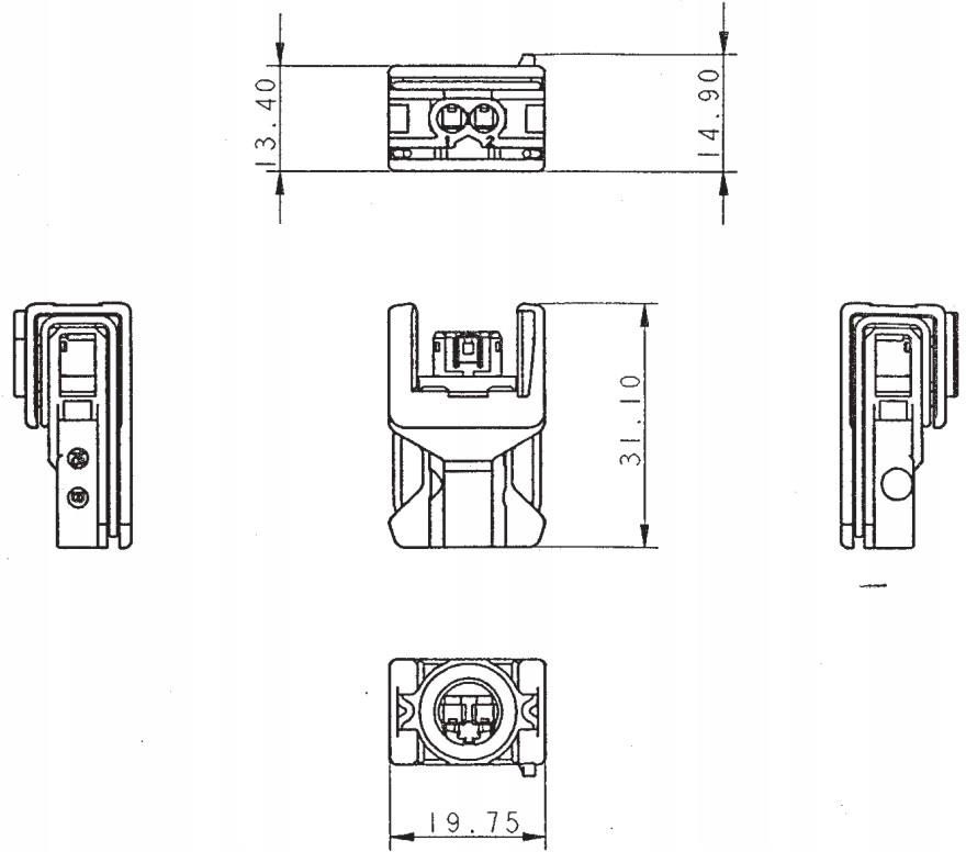 E-Connectors Econnectors Wtyczka Wtryskiwaczy Dci Zest Z Pinami ...