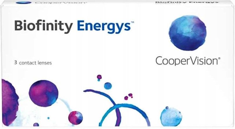 Soczewki COOPER VISION BIOFINITY ENERGYS 3SZT SOCZEWKI MOC: +8,00 8.6 ...