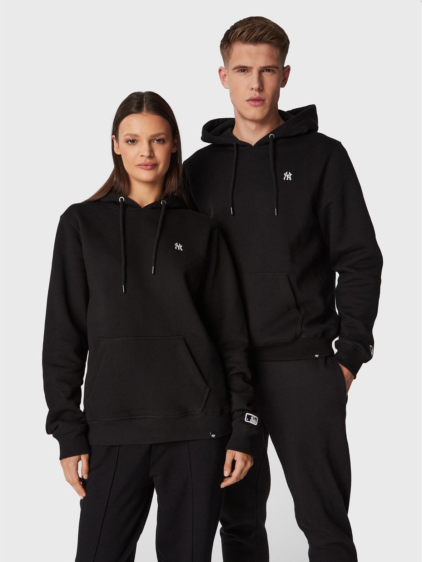 47 Brand Bluza Unisex Base Runner BB017PEMBRB562255JK Czarny Regular ...