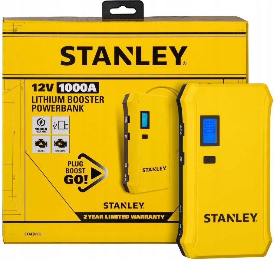 Stanley Mocny Rozrusznik Booster Z Funkcją Powerbank 1000A - Opinie i ...
