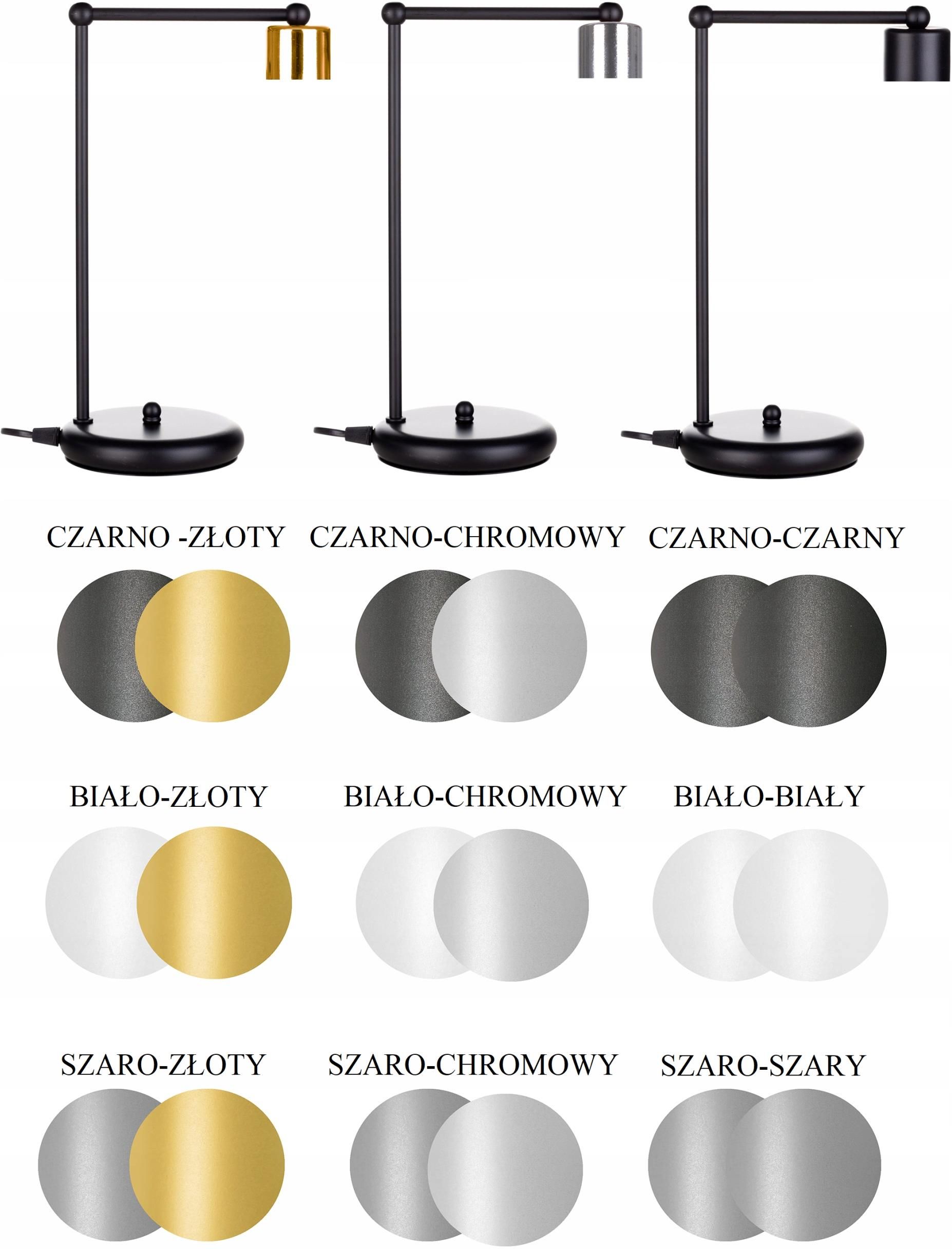 Lampa Tadex Lampka Nocna Stołowa Czarno Złota Welurowa E27 (Lnr0219 ...