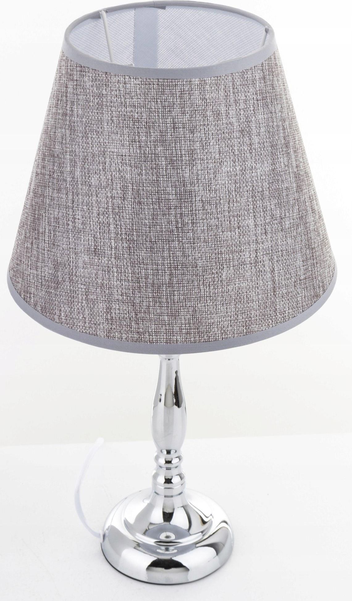 Lampa Art Pol Lampa Nocna Klasyczna Srebrno Szara Glamour (143505Ap ...