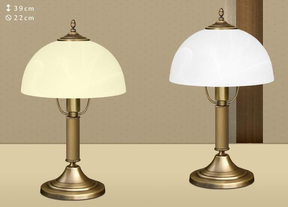 Lampa Icaro Lampka Biurkowa Nocna Mosiężna Patyna Seriab (Bb1) - Opinie ...