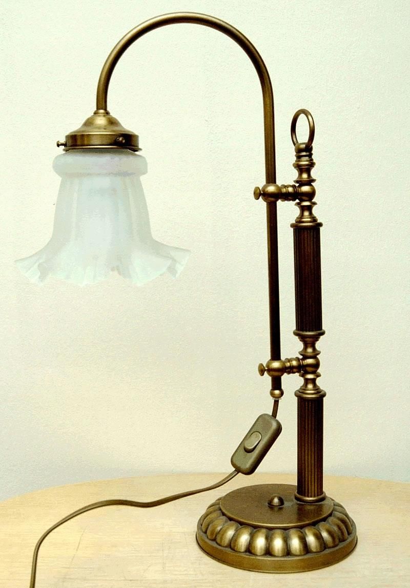 Lampa Jbt Stylowe Lampy Lampka Biurkowa Mosiężna,Lampka Stołowa Mosiądz ...