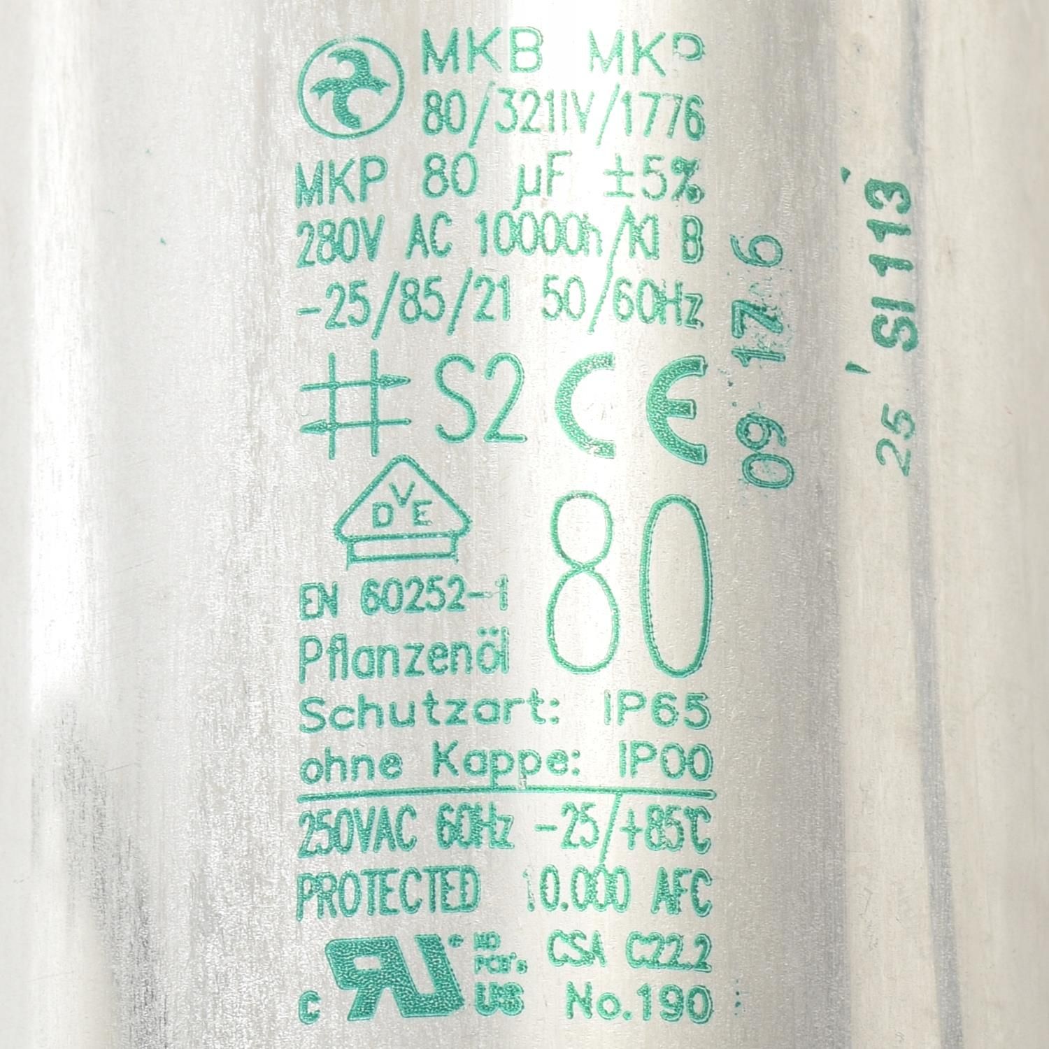 Kondensator Rozruchowy Ru Mkb Mkp 80uF 280V Ac - ceny i opinie - Ceneo.pl