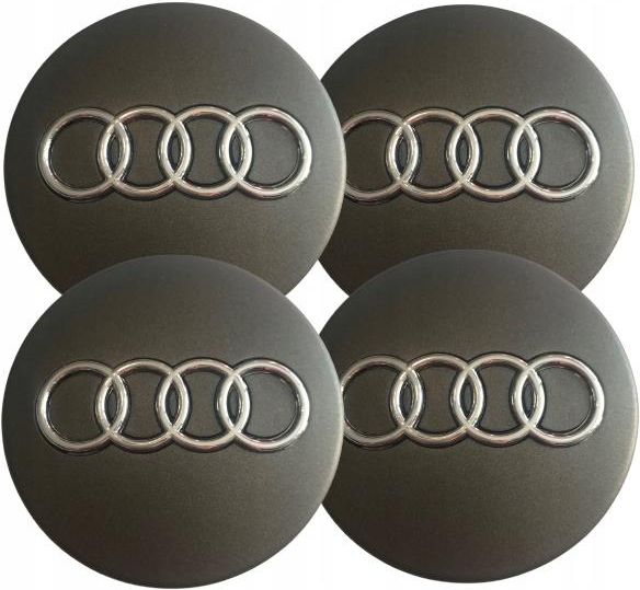 4Xdekielki Audi 60Mm Kapsle Komplet Do Felg Dekiel 4B0601170 - Opinie i ...