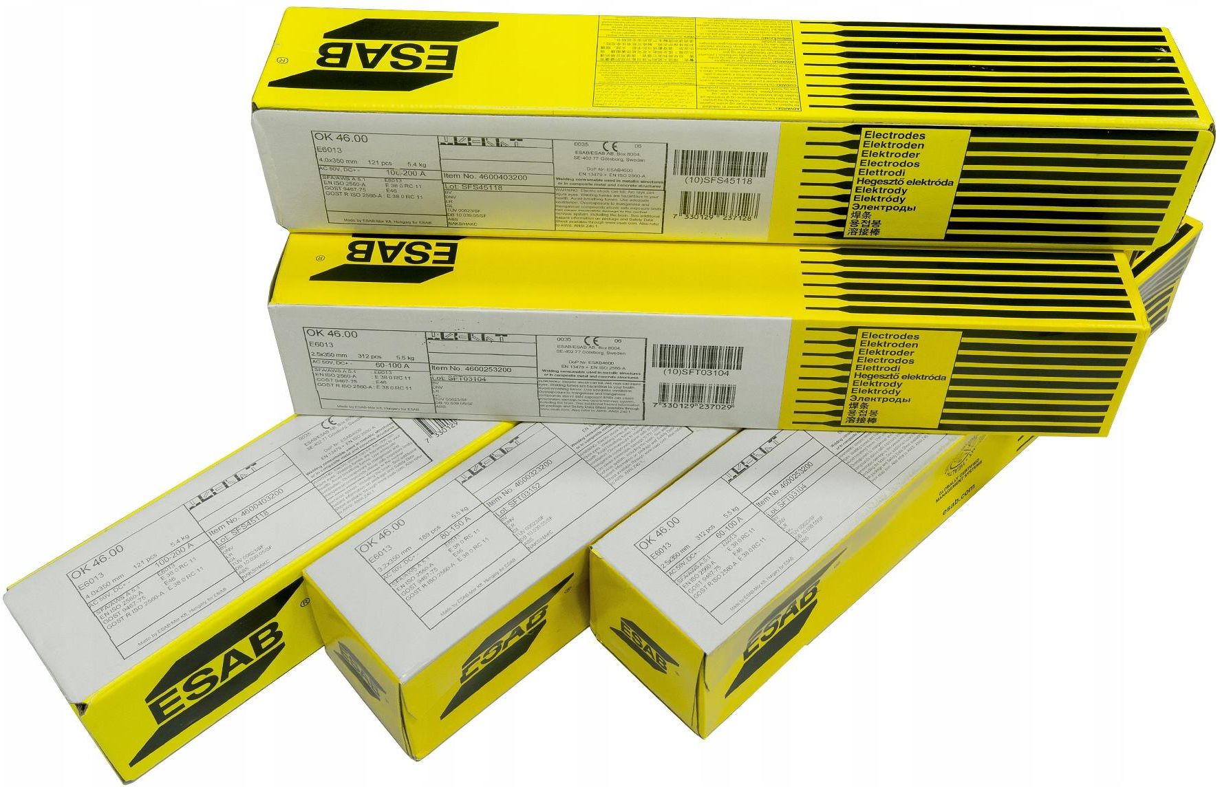 ESAB ELEKTRODY OK 46.00 FI 3,2 X 350 OP 5,5KG ESAB - Opinie i ceny na ...
