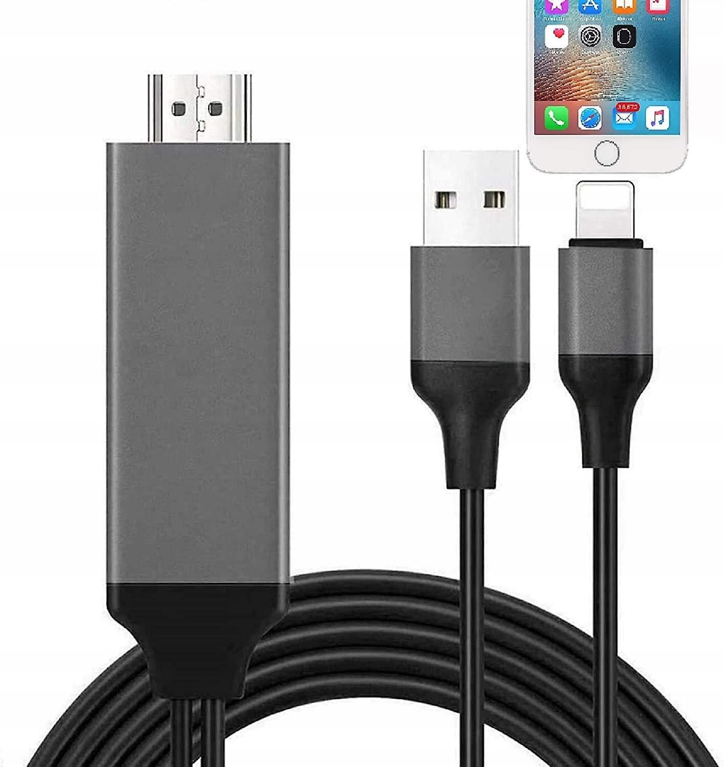 Lightning To Hdmi Cable Adapter Compatible With G06608799602568 ...