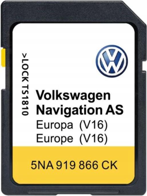 Mapa do nawigacji VOLKSWAGEN MAPA VW AS V17 EUROPA PASSAT GOLF POLO ...