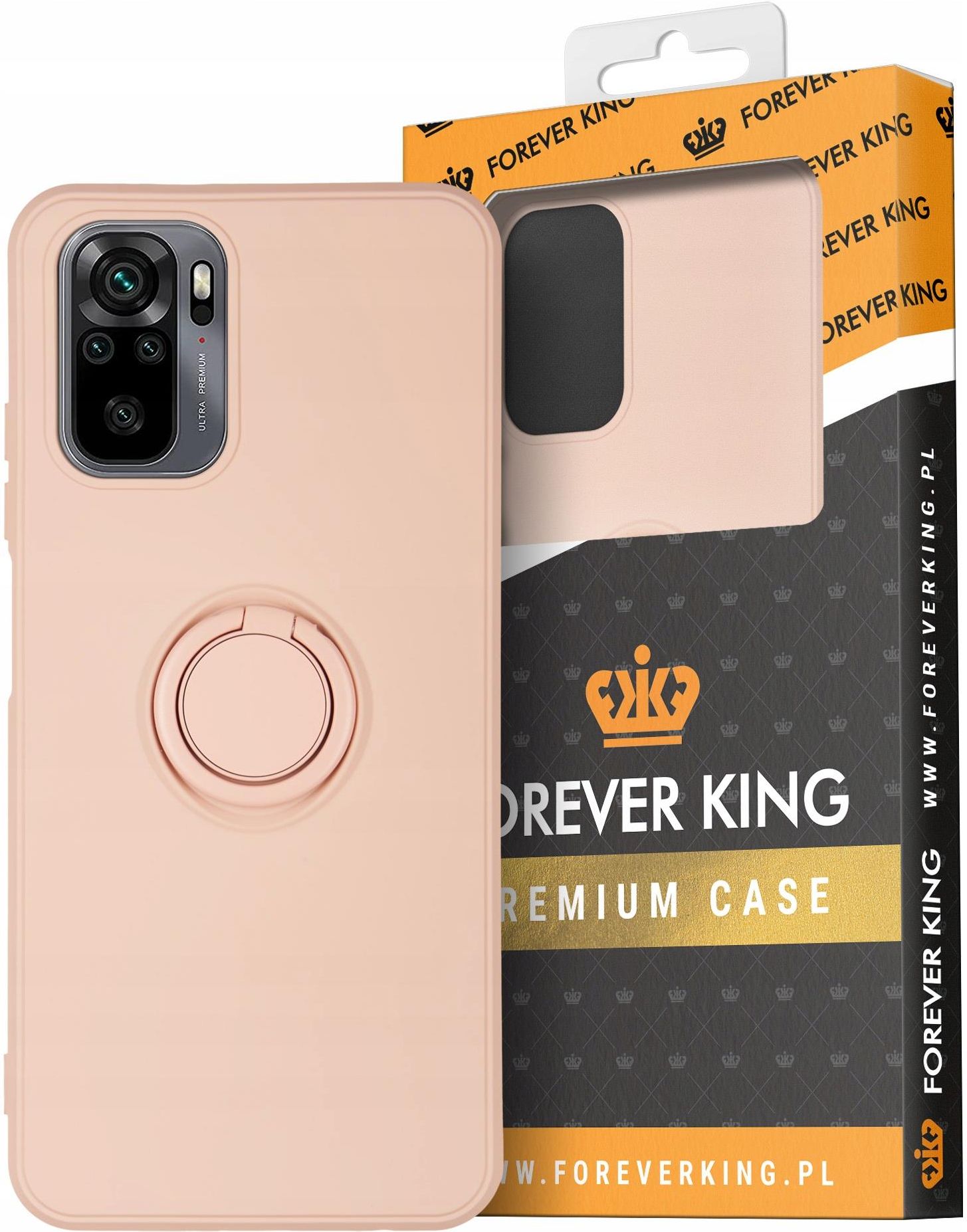ForeverKing Silicone Ring Xiaomi Redmi Note 10 4G - Etui na telefon ...