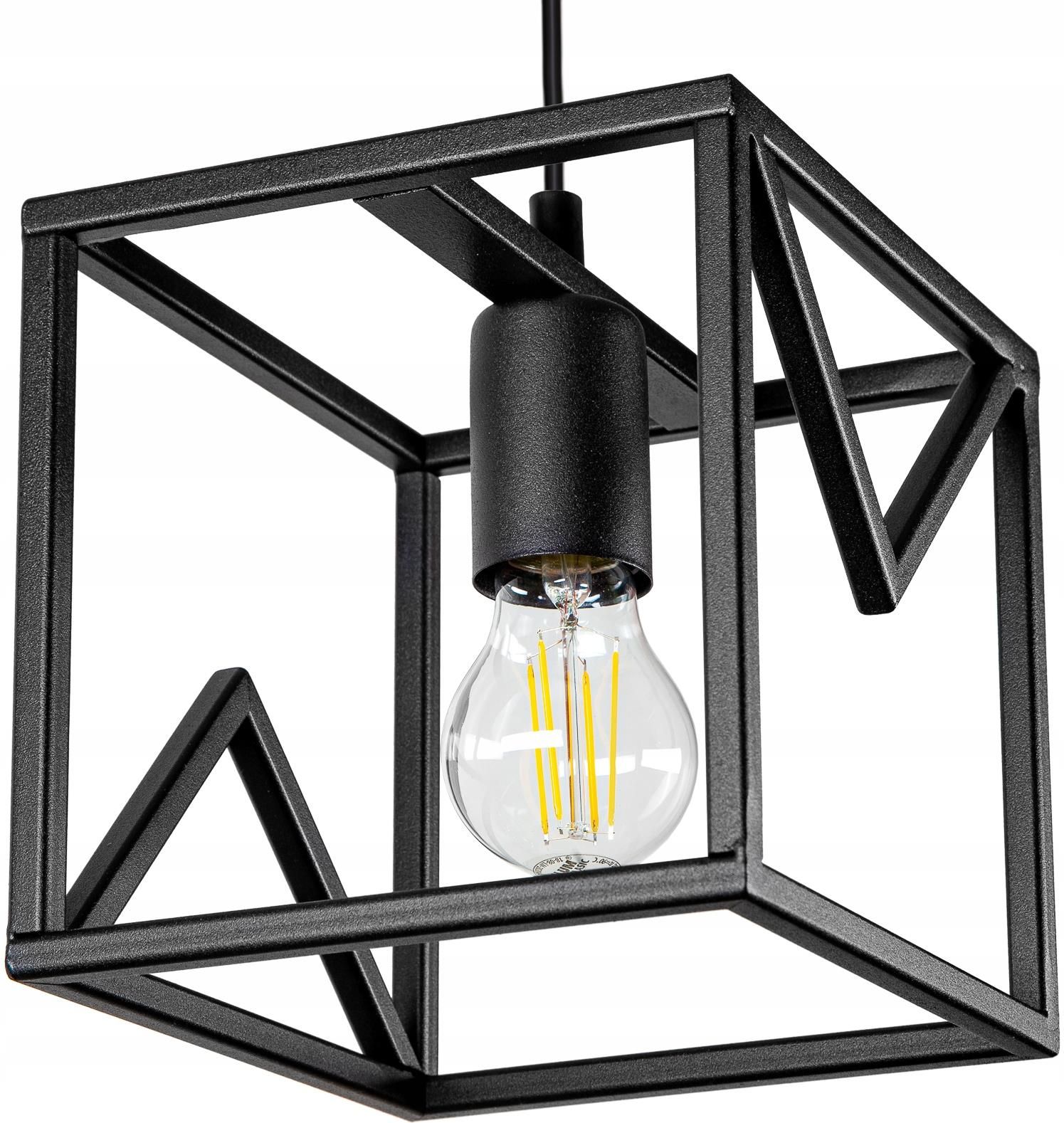 Glimex Lampa Sufitowa Plafon Żyrandol Loft Edison Led (Cage1P) - Opinie ...