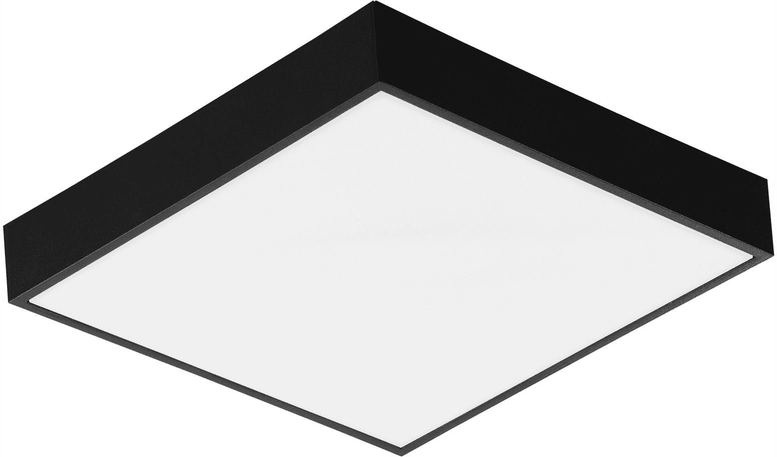 Lena Lighting Plafon Led Lampa Czarny Kwadrat Sq 300 25W 2600Lm (665530 ...