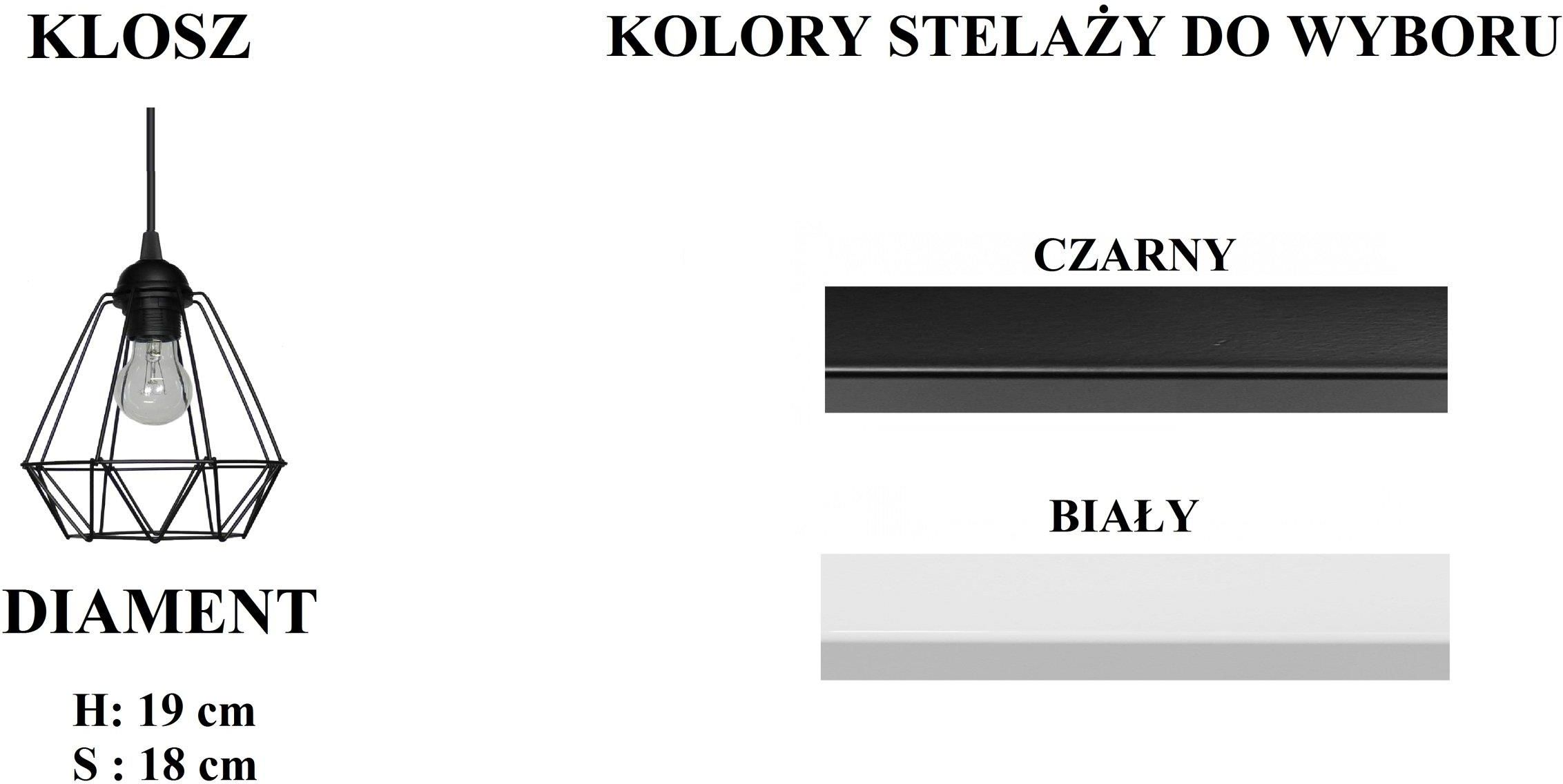 Tadex Lampa Sufitowa Wisząca Na Plafonie Diamenty Led (Plo50002 ...