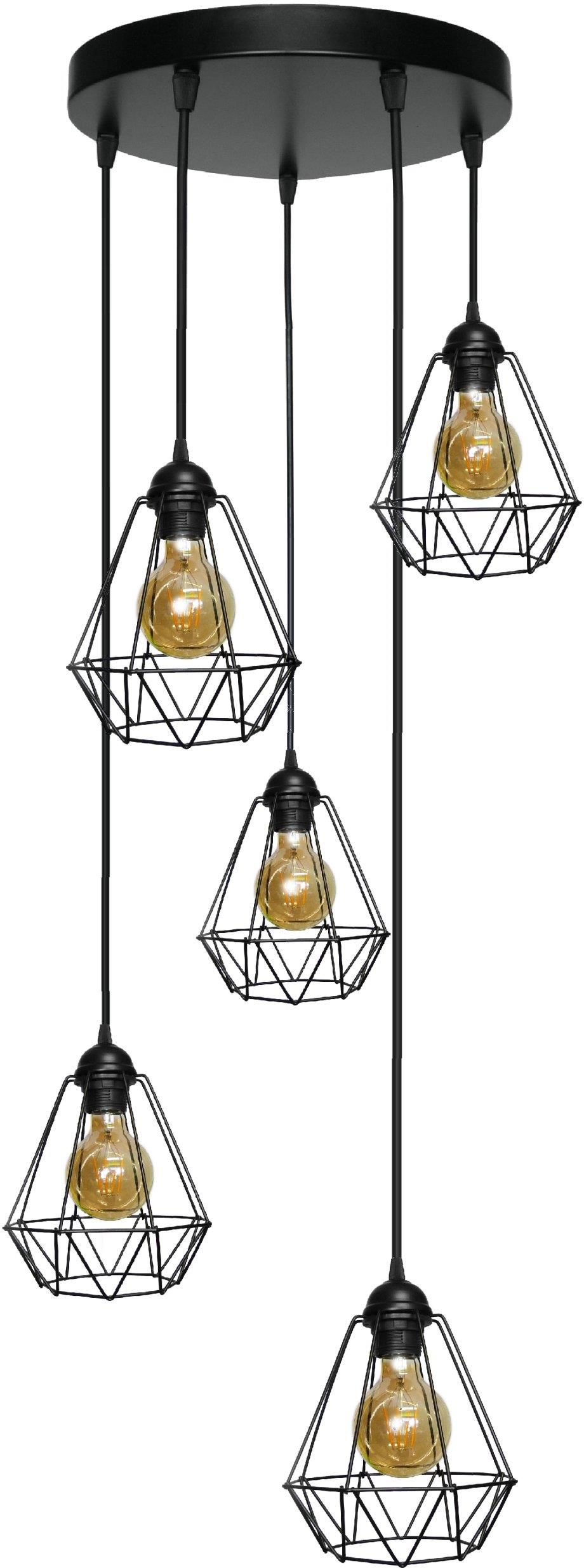 Tadex Lampa Sufitowa Wisząca Na Plafonie Diamenty Led (Plo50002 ...