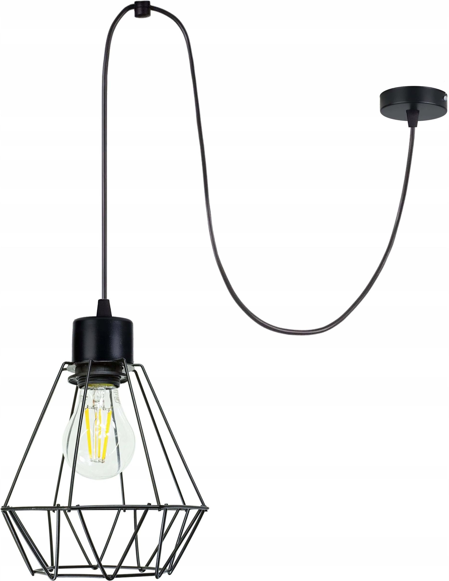 Led-One Lampa Sufitowa Wisząca Zwis Loft E27 Pająk Brylant (1079Kb0468) - Opinie i atrakcyjne ...