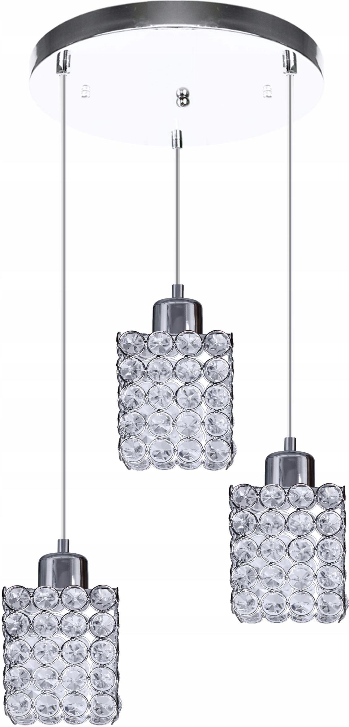 Tadex Lampa Wisząca Nowoczesna Żyrandol Kryształowa Led (Plo30323 ...