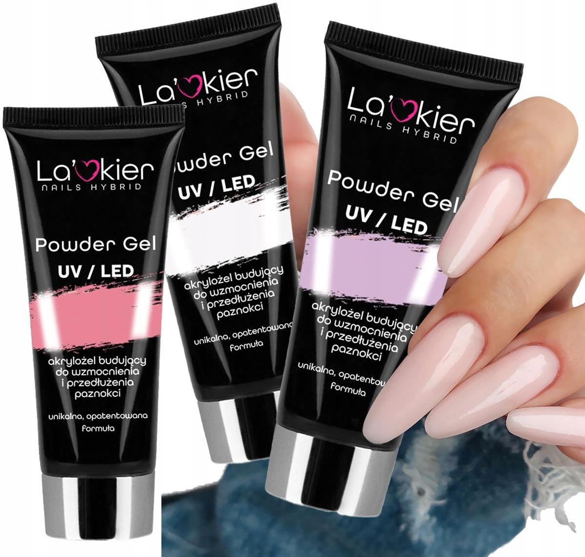 2+1 LA'KIERY 3X15ML ZESTAW AKRYLOŻEL ACRYLGEL POLY 5904824262475 ...