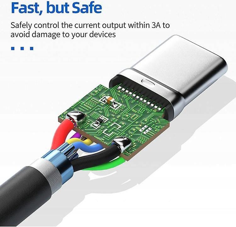INNA 0.5M USB MALE TO TYPE-C MALE DATA CABLE USB3.1 3A INNY ...