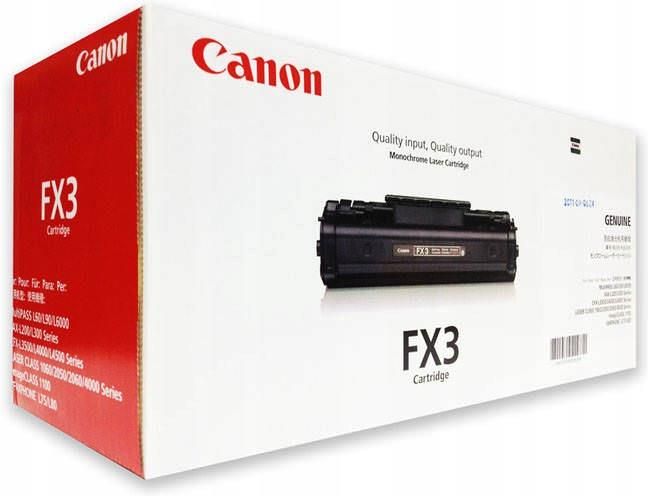 Canon Toner FX3 ORYGINALNY - Opinie i ceny na Ceneo.pl