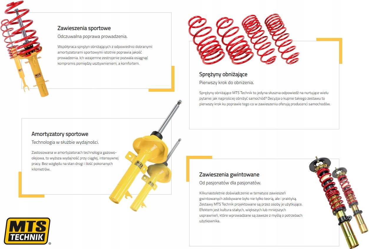 Mts-Technik Mtstechnik Zawieszenie Sportowe Audi A6 C5 Sedan 4B2 Mts Mtskplau100 - Opinie i ceny ...